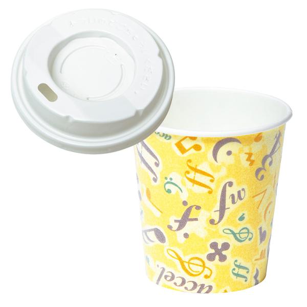 商品発送元：伊藤景マーケットその他発砲紙コップのSM-250Dとドリンキングリッドのセットです。○商品サイズ(mm) 本体：80φ×83.9H （底58.5φ）、蓋：嵌合径79.7　○容量：266ml　○材質 本体：紙（発砲）、蓋：PS　○...