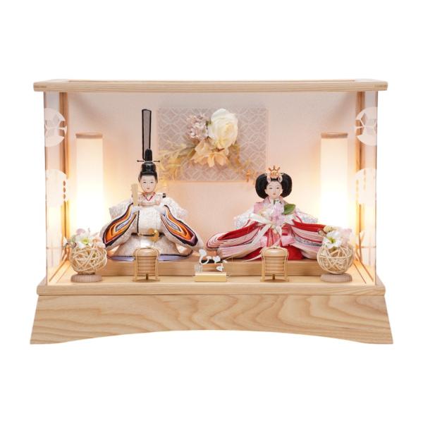 商品発送元：創業慶応元年-雛人形・五月人形の専門店-人形の岩崎幅45×奥行30×高さ32(cm)おもちゃ・ホビー・ゲーム、おもちゃ、人形・ぬいぐるみ【製作】清宝【規格】柳親王【仕様】藁胴【装飾】ナチュラル色柄入りアクリルケース、行灯、編み籠...