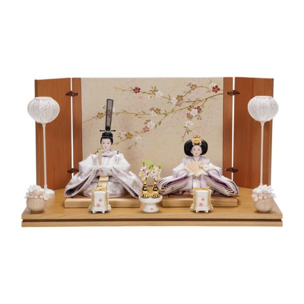 商品発送元：創業慶応元年-雛人形・五月人形の専門店-人形の岩崎幅50×奥行28×高さ27(cm)おもちゃ・ホビー・ゲーム、おもちゃ、人形・ぬいぐるみ【作家】平安道翠【頭師】梛葉【規格】柳親王【仕様】藁胴、木手【装飾】飾り台、屏風、灯り、御花...