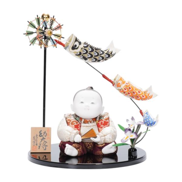 商品発送元：創業慶応元年-雛人形・五月人形の専門店-人形の岩崎幅27×奥行27×高さ33(cm)おもちゃ・ホビー・ゲーム、おもちゃ、人形・ぬいぐるみ【製作】石川佳正【規格】新おさな大将【仕様】桐塑造り、胡粉塗【装飾】飾り台、屏風【寸法】幅2...