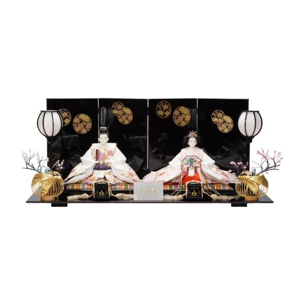 商品発送元：創業慶応元年-雛人形・五月人形の専門店-人形の岩崎幅75×奥行40×高さ33(cm)おもちゃ・ホビー・ゲーム、おもちゃ、人形・ぬいぐるみ【製作】田村芙紗彦【頭師】熊倉基安【規格】京十番親王【仕様】藁胴・木手・絵羽合わせ【装飾】飾...