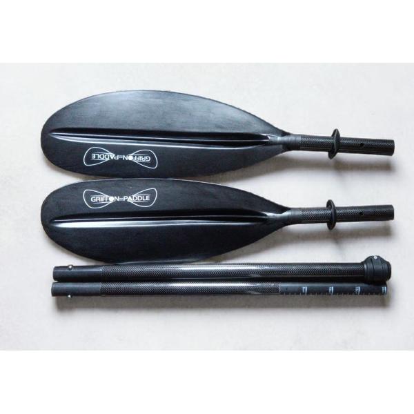 商品発送元：元気商會スポーツ・アウトドア・旅行、アウトドア【万能パドル】GRIFFONPADDLE　モデル１は、漕ぎ心地がとても軽くパックラフトを始める最初の1本に最適。 パックラフトを使っての釣り、リバーツーリング、川旅、たまにホワイトウ...