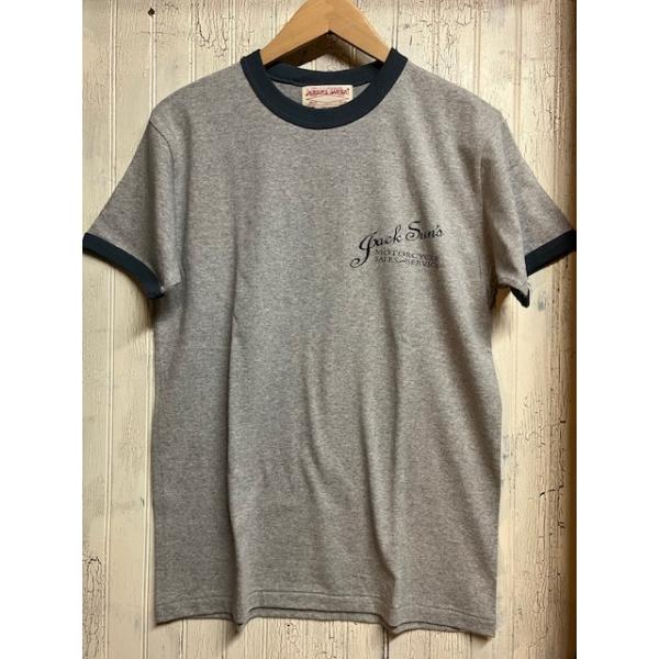 商品発送元：JACKSUN'Sカラー　ヘザーグレー×デニムファッション・ブランド綿　100%   6,2ozサイズ目安(cm)S    着丈65/身幅47,5/肩幅43/M    着丈68/身幅50/肩幅45,5L     着丈71/身幅5...