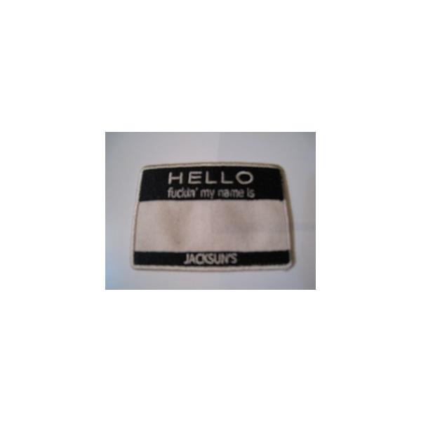 商品発送元：JACKSUN'Sファッション・ブランド7〜80'sにかけて制作されたであろうパッチを再現。キャンバス生地に粗悪な刺繍を施す事により7、より経年変化が見られるよう、またはエージングにより当時の雰囲気がでるようあえてナチュラルなキ...