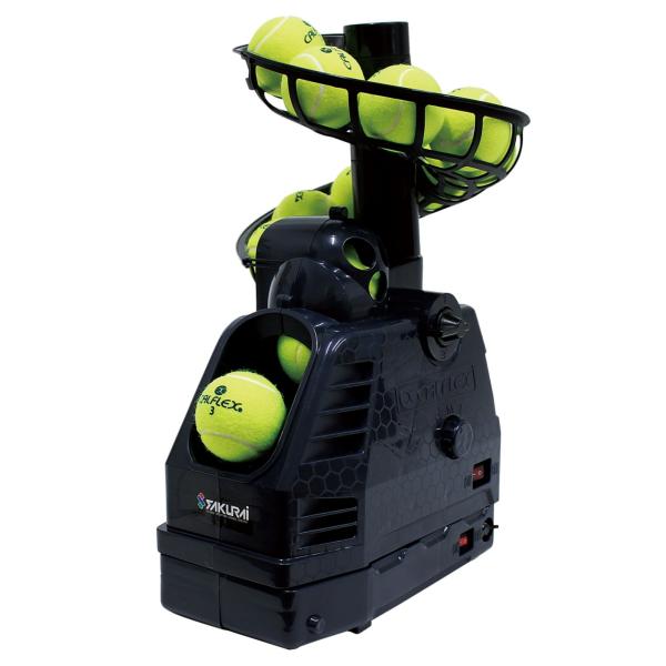商品発送元：サクライ貿易　公式オンラインショップスポーツ・アウトドア・旅行、テニス、その他【ソフト・硬式テニス兼用マシン】技術アップ・練習に最適トスマシン！硬式テニスボール、ソフトテニスボール、KIDSテニスボールに対応！便利な機能たくさん...