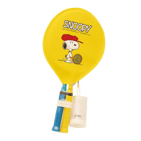 商品発送元：サクライ貿易　公式オンラインショップスポーツ・アウトドア・旅行、テニス、その他【バドミントンセット】2本組（イエロー＆ブルー）かわいいPEANUTS SNOOPYシリーズ！ラケット2本とシャトル2個がセットだからすぐに遊べる！ラ...