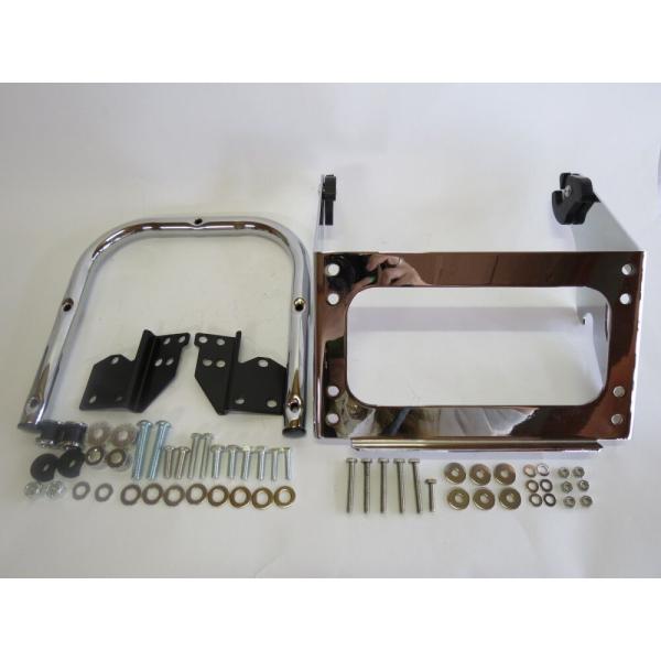 商品発送元：K-RACING車・バイク、バイク・バイク用品、バイクパーツ【har-53260-02】＋【har-53803-06】harley用 デタッチャブル ソロツアー パックラック 1997-2008◆着脱できる便利なラックです。◆ソ...