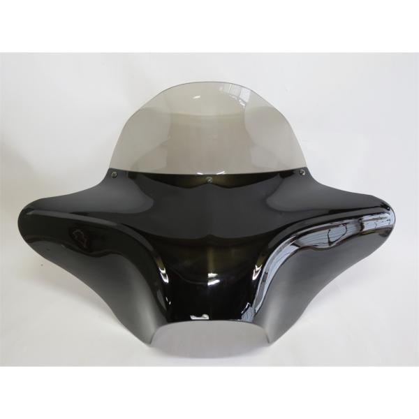 商品発送元：K-RACING車・バイク、バイク・バイク用品、バイクパーツ材質：ABSフェアリング　黒塗装済スクリーン　            適合：汎用タイプです。HARLEYDynaFLD Dyna Switchback     2012...