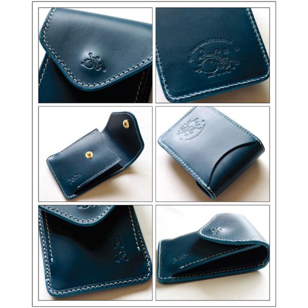 商品発送元：革蛸 WEB SHOPバッグ・靴・小物、雑貨・小物、レディース小物（財布・スカーフ・ベルト等、財布、国内ブランドサイズ：約95mm×約75mm重量：約50g仕様：ホック式小銭いれ、カードポケット素材：イタリアンカラーサドルレザー