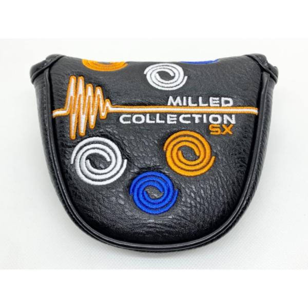 商品発送元：キコウゴルフ『平日即日発送』スポーツ・アウトドア・旅行、ゴルフ、パーツ、その他オデッセイ  ODYSSEY【MILLED COLLECTION SX 】用ヘッドカバー マレットタイプ★カラー : ブラック★開閉部 マグネットタイ...