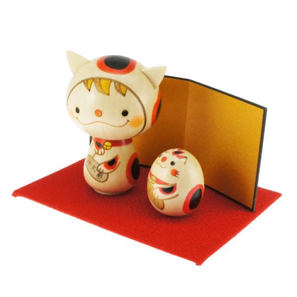 商品発送元：こけし屋　『卯三郎の孫』こけしの高さ・サイズ約8ｃｍ生活・インテリア・文具デザイン性の高い「かわいい」感性を取り込んだ「卯三郎(うさぶろう)こけし」プレゼントにも最適です!子供たちの遊び道具から日本の伝統的な工芸品のひとつになっ...