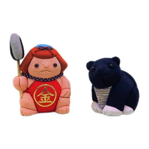 商品発送元：【公式】 人形の久月オンラインストアおもちゃ・ホビー・ゲーム、手芸・クラフト、クラフトデフォルメされた金太郎と熊の、可愛らしいセットです。五月のインテリアにぴったりです。柔らかいちりめんの布を使用しているので、初心者の方にもおす...