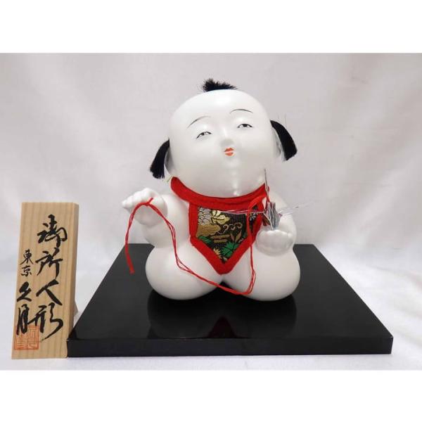 商品発送元：【公式】 人形の久月オンラインストア御所人形キッズ・ベビー・マタニティ、キッズ、おもちゃ、人形（日本人形・フランス人形）御所人形は、ふっくらと愛らしい幼児の姿を現したお人形です。白塗りで丸顔の可愛らしいお顔が特徴で、おもに幼児の...