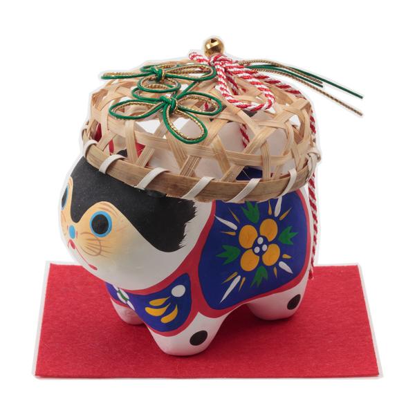 商品発送元：【公式】 人形の久月オンラインストア和小物おもちゃ・ホビー・ゲーム犬を美しく象徴した張子細工は、日本の郷土玩具です。犬は、正直で主恩を忘れず魔を取り除き、お産が軽く成長が良いと云われてます。被っている笊（ざる）は、水を通すことか...