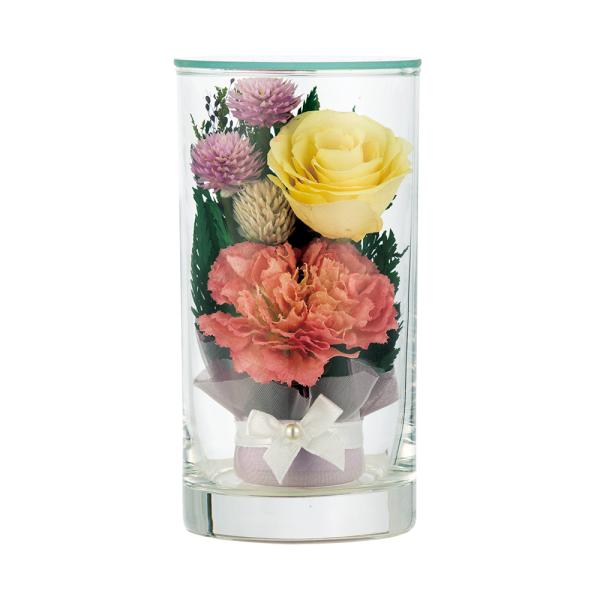 商品発送元：【公式】 人形の久月オンラインストアプリエール生活・インテリア・文具、仏具・神具、仏具フランス語で"祈り"を意味するプリエール。カーネーション、千日紅、バラの三種の花を特殊加工し、ガラスの中に閉じ込めました。花：カーネーション/...