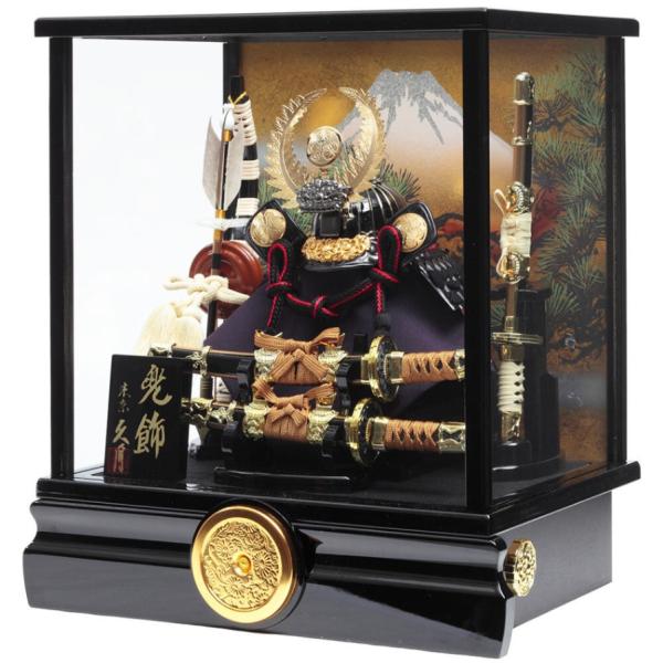 商品発送元：【公式】 人形の久月オンラインストア兜ケース飾りキッズ・ベビー・マタニティ、キッズ、おもちゃ、人形（日本人形・フランス人形）戦国時代に終止符を打った名将・徳川家康公で有名な歯朶前立をあしらった勇壮な兜を、高級感のある黒塗りのケー...