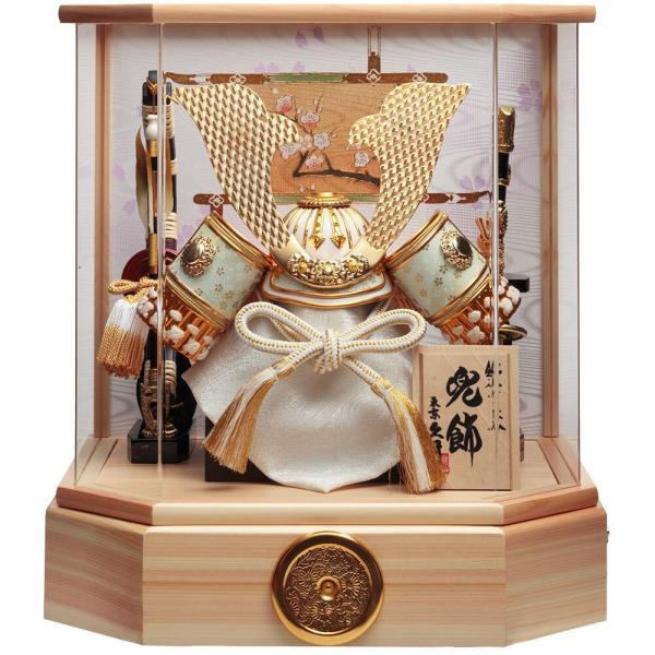 商品発送元：【公式】 人形の久月オンラインストア銘木シリーズキッズ・ベビー・マタニティ、キッズ、おもちゃ、人形（日本人形・フランス人形）銘木である檜をケースに使用した、久月オリジナルの銘木シリーズの兜ケース飾りです。檜ならではの上品で暖か味...