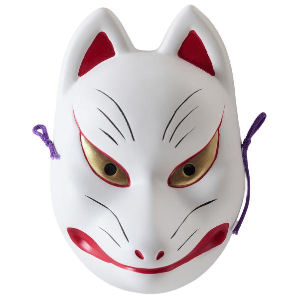 商品発送元：【公式】 人形の久月オンラインストア能面キッズ・ベビー・マタニティ、キッズ、おもちゃ、人形（日本人形・フランス人形）狐面は、日本の能楽や神楽、神社の祭りなどで使用する面です。狐は豊穣の演目で福を呼ぶ神として登場します。五穀豊穣や...