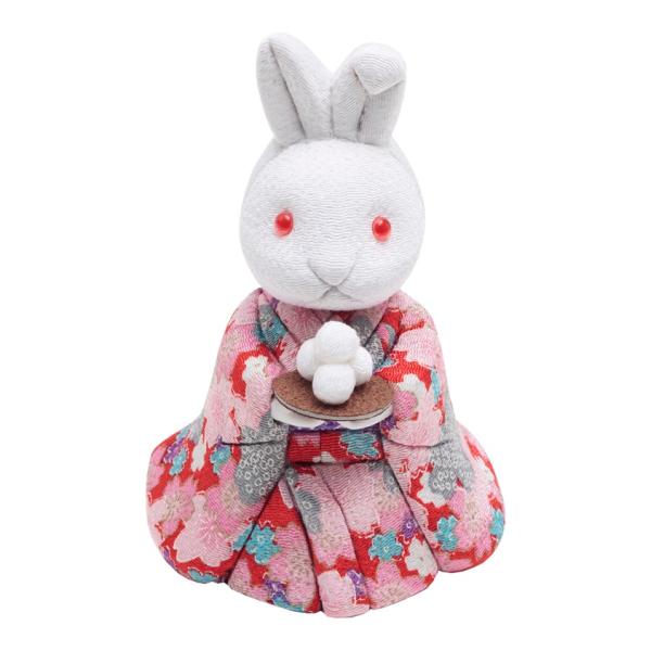 商品発送元：【公式】 人形の久月オンラインストアおもちゃ・ホビー・ゲーム、手芸・クラフト、クラフトお月見団子を持ったうさぎの木目込み人形です。木の粉を固めて作ったボディに、布を木目込んで作ります。※ご自身でお作りいただく材料キットです。※工...