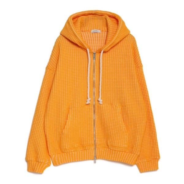 商品発送元：LA&amp;S (Realstore&amp;EC)スポーツ・アウトドア・旅行、ゴルフSeagreen シーグリーン BIG WAFFLE HOODIE・Seagreen定番のビッグワッフル素材を使用したジップフーディー・やや...