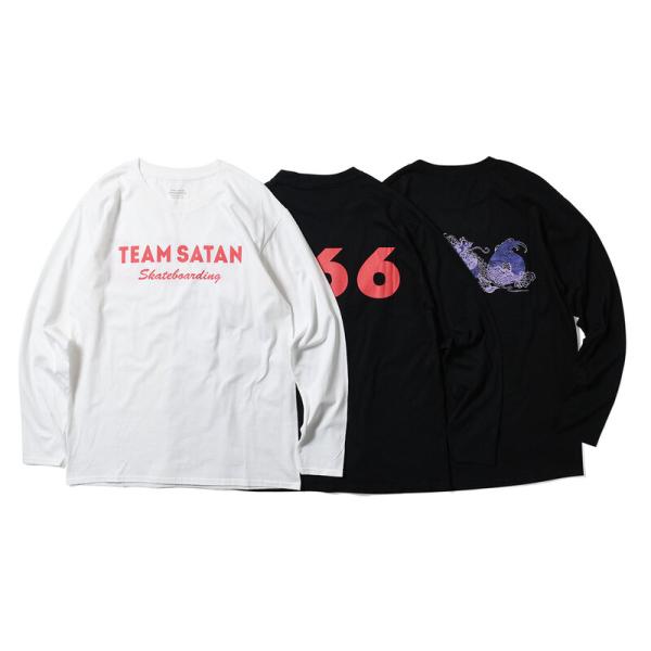 商品発送元：Lafayette｜ラファイエット公式通販サイトファッション・ブランドブランドアイコンとロゴを落とし込んだ長袖Tシャツフロントにブランドロゴ"TEAM SATAN SKATEBOARDING”のロゴをプリントしたロングスリーブT...