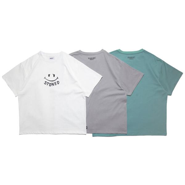 商品発送元：Lafayette｜ラファイエット公式通販サイトファッション・ブランドスラングを表現した半袖Tシャツぼーっとしている時のスラング"STONED"をスマイルで表現したプリントTシャツ。Artwork by RAT HOLE STU...
