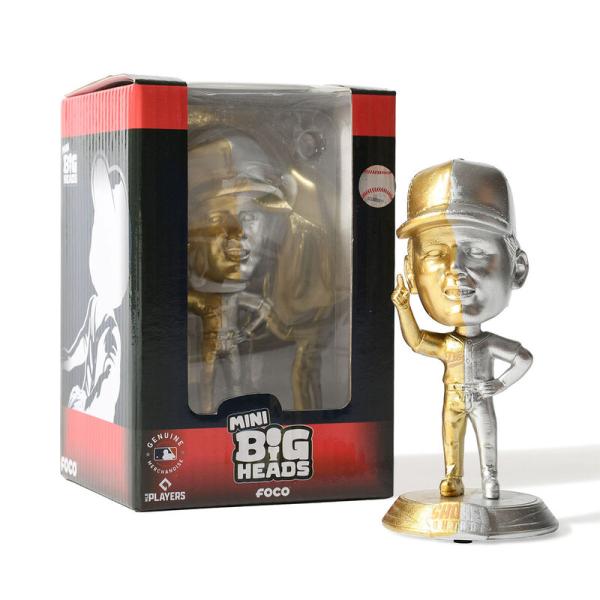 商品発送元：Lafayette｜ラファイエット公式通販サイトファッション・ブランドスーパースター、大谷翔平選手をフィーチャーしたHOMEGAME別注の限定版ミニビッグヘッドフィギュア。ゴールドとシルバーのメタリックカラーを施した高級感あふれ...