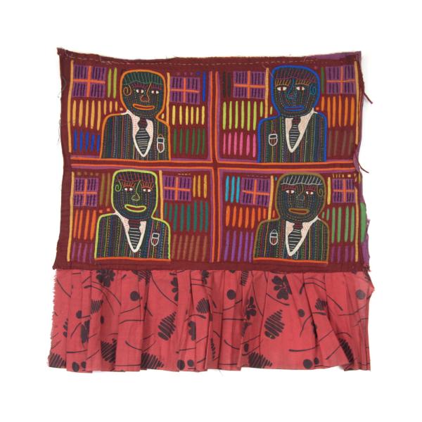 商品発送元：tesoroファッション・ブランド、カジュアル【商品説明】モラはパナマのサンブラス諸島に暮らすクナ族の女性たちが作っている民族衣装の女性用ブラウスの飾り布です。色の違う布を重ねて縫い、切込みを入れて鮮やかな色のラインを出し、模様...