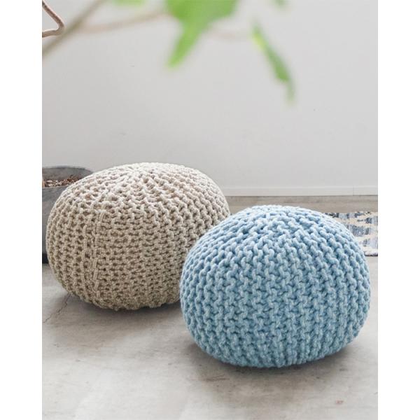商品発送元：tesoroファッション・ブランド、レディース・婦人服サイズ：約φ50×H30cm原産国：インド素材：コットン100％　中身：ポリエチレンビーズナチュラルな雰囲気のアクセントにモロッコで昔から、プフ(POUF)と呼ばれるソファク...