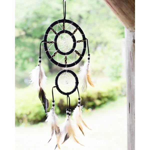 商品発送元：tesoroファッション・ブランド、レディース・婦人服サイズ：15cm×50cm原産国：ネパール悪夢は網目に引っかかったまま夜明けと共に消え去り、良い夢だけが網目から羽を伝わって降りてきて眠っている人のもとに入るいう魔除けのお守...