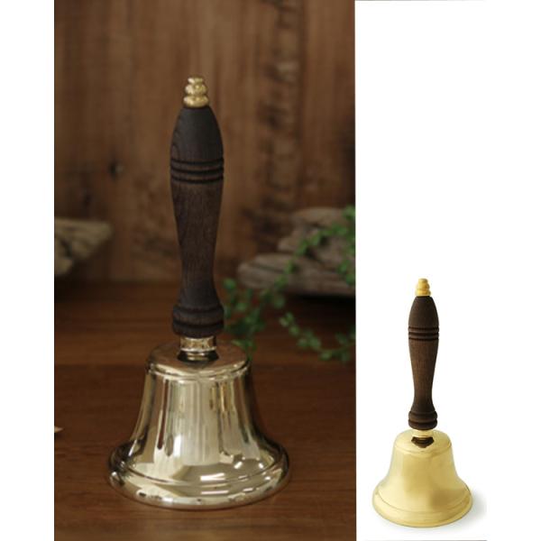 商品発送元：tesoroファッション・ブランド、レディース・婦人服《商品説明》サイズ：約21×10cm生産地：イタリア素材：イタリア ブラス   イタリアの真鍮で作られたベル持ち手のウッドがシックで、クラシカルな雰囲気が素敵です。音を奏でた...