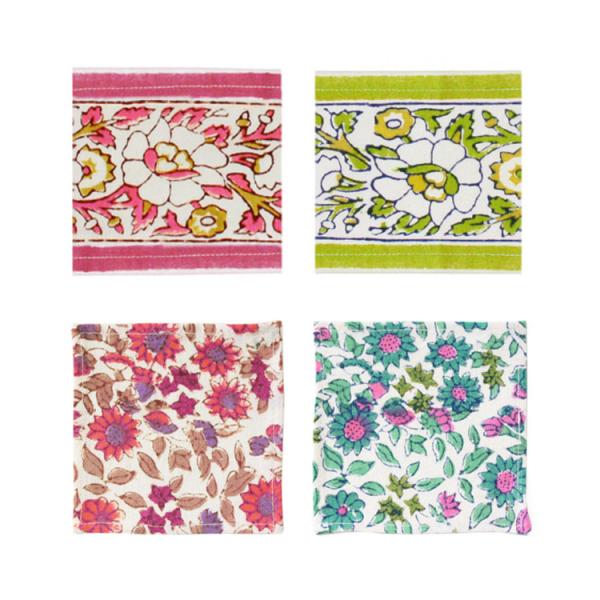 商品発送元：tesoroファッション・ブランド、レディース・婦人服《商品説明》商品サイズ：11×11cm生産地：インド内容量：２点セット素材：コットン100％※お手入れの際は手洗いでお願いします。洗濯機のご使用はできません。また色落ちするこ...