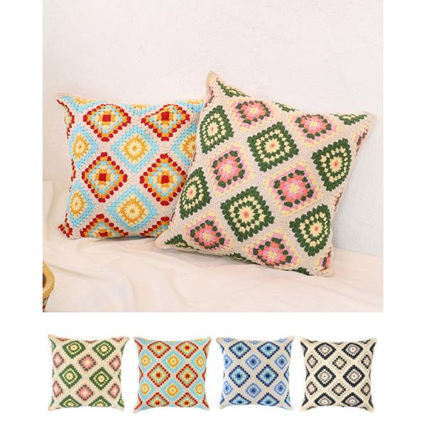 商品発送元：tesoroファッション・ブランド、レディース・婦人服《商品説明》 ・商品サイズ：45×45cm・生産地：インド・素材：綿100%   春夏らしいカラーのクロシェットアイテム 人気のクロシェットシリーズ春夏アイテムが登場。春夏ら...