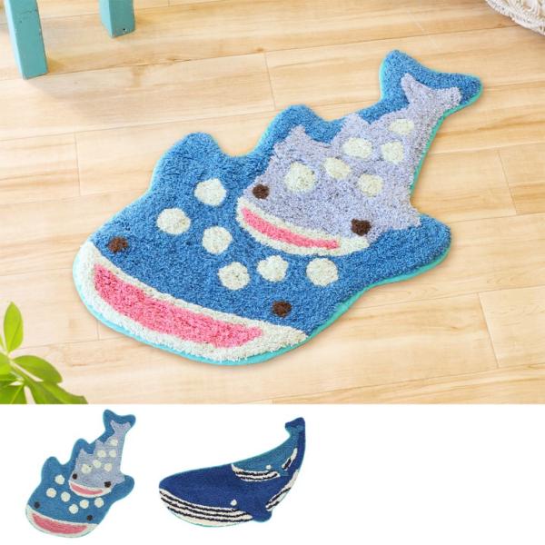 商品発送元：tesoroファッション・ブランド、レディース・婦人服サイズ：【ジンベエ】約64×41cm【クジラ】約60×38cm原産国：インド素材：綿81％、ポリエステル10％、レーヨン5%、その他4％人気の海の生き物シリーズにかわいい親子...