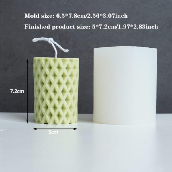 商品発送元：キャンドルのある暮らし　本店おもちゃ・ホビー・ゲーム可愛い菱形のデザインです。韓国キャンドルで人気ですが、国内ではあまり流通していない希少なモールドです。シリコンで扱いやすく、初心者の方にもオススメです。金型サイズ: 6.5×7...