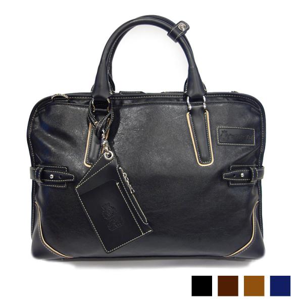 商品発送元：ロワード公式オンラインショップバッグ・靴・小物、バッグ、紳士用バッグ、ビジネスバッグMaterial型押しPU合皮×ポリエステルSize H30cm×W41cm×D9cmWeight本体：約1,070g Spec【外側】(前後)...