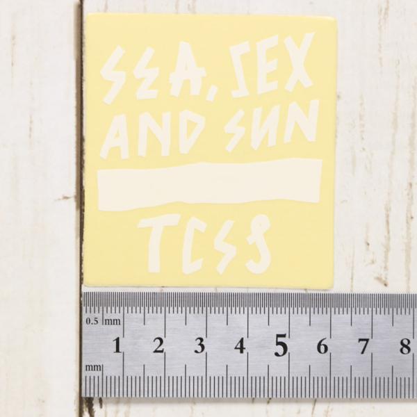 商品発送元：LUG Lowrs ラグロワーズ ファッション・ブランド、カジュアル、メンズカジュアルウェアTCSS ティーシーエスエスThe Critical Slide SocietySTICKERTCSSのビニールステッカー防水性があるの...