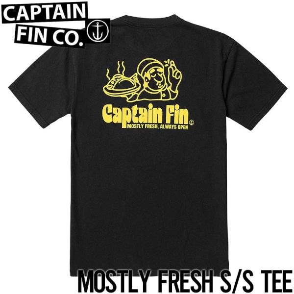 商品発送元：LUG Lowrs ラグロワーズ ファッション・ブランド、カジュアル、メンズカジュアルウェアCAPTAIN FINの半袖Tシャツ。「 MOSTLY FRESH S/S TEE 」21A3512405オーガニックコットン100％で...