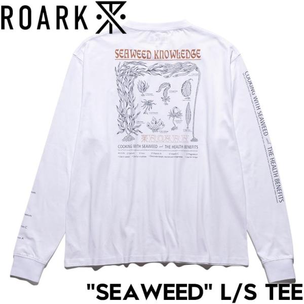 商品発送元：LUG Lowrs ラグロワーズ ファッション・ブランド、カジュアル、メンズカジュアルウェアTHE ROARK REVIVALロングスリーブTEE「 "SEAWEED" L/S TEE 」RLTJ1151-WHT25FWシーズン...