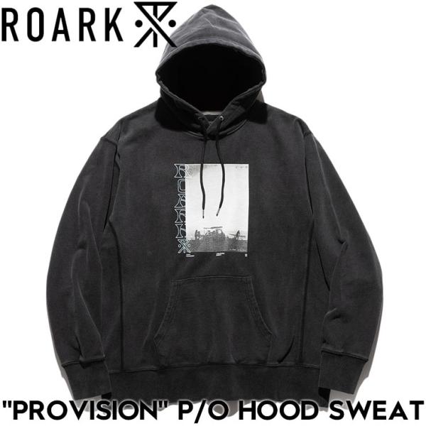 商品発送元：LUG Lowrs ラグロワーズ ファッション・ブランド、カジュアル、メンズカジュアルウェアTHE ROARK REVIVALのプルオーバーフーディー「PROVISION P/O HOOD SWEAT 」RSWJ1152-BLK...