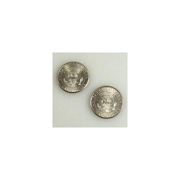 商品発送元：トランプマジック 人気手品用品通販-マジック3-おもちゃ・ホビー・ゲーム商品内容：ダブルサイドハーフ1枚【両面が裏になっているハーフダラーです】ダブルサイド・ハーフダラー（ダブルバック）/Super Double Side Ha...