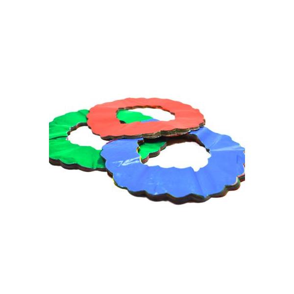 商品発送元：トランプマジック 人気手品用品通販-マジック3-おもちゃ・ホビー・ゲーム商品内容：チェーンフラワー小サイズ1個サイズ　：直径約11.6cm（収納時の輪の直径です）　　　　　　厚み約5mm（収納時）【とても派手なサロン・ステージマ...