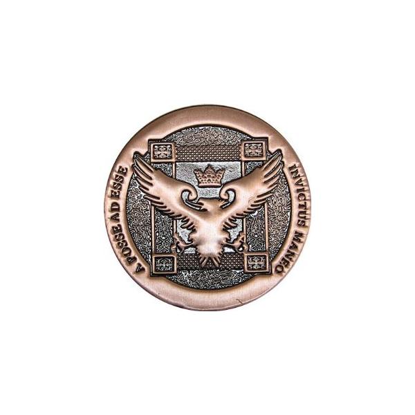 商品発送元：トランプマジック 人気手品用品通販-マジック3-おもちゃ・ホビー・ゲーム商品内容：コイン1枚サイズ　　：直径約38.8mm、厚さ約2.7mm【ワンダラーサイズの恰好良いコインの登場です！】アーティファクト・コイン：ブロンズ（ワン...