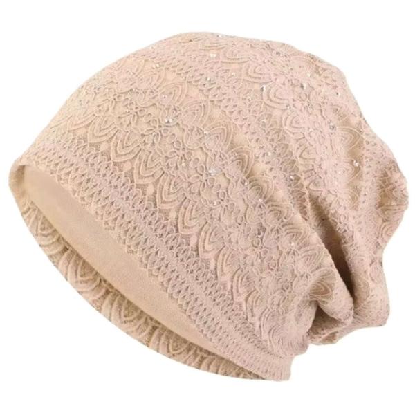 商品発送元：Malliah 【マリア】バッグ・靴・小物、雑貨・小物、レディース小物（財布・スカーフ・ベルト等、帽子室内用から外出まで、さらっと着用出来るルースキャップ♪　☆レース地に裏地を使用した１枚。☆締め付け感がなく、ざっくりとかぶりた...