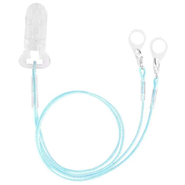 商品発送元：Malliah 【マリア】ヘルス・ダイエット、福祉・介護、その他補聴器落下防止クリップ付き　両耳用ストラップです。しっかり留まり外れにくく、高齢の方でも留めやすいクリップ。●プラスチックケース付き！《商品説明》サイズ：コード部分...