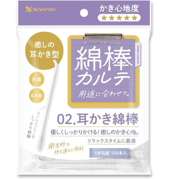 商品発送元：Malliah 【マリア】ヘルス・ダイエット、健康用品、健康アクセサリー耳かき派の人にオススメな、耳かきとスタンダードタイプの綿棒が1つになった、2WAYタイプの綿棒です。竹やプラスティック製の耳かきと違い、使い捨てができるから...