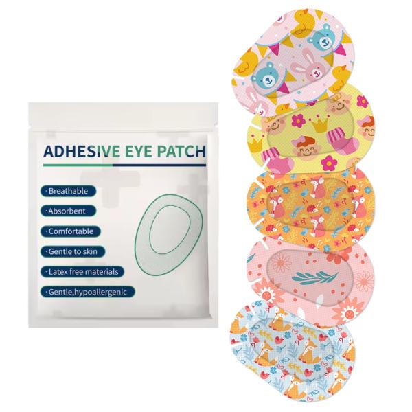 商品発送元：Malliah 【マリア】ヘルス・ダイエット、その他楽しいデザインが５種類入った　貼る訓練用眼帯♪☆肌にやさしく、やわらかくフィット！☆剥がしやすい粘着剤使用。☆１枚づつ梱包されているので、持ち運びも衛生的にも安心♪☆黒色のパッ...