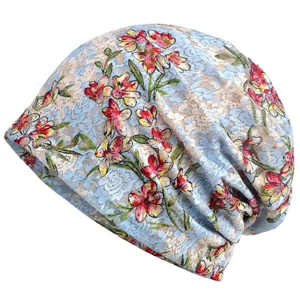 商品発送元：Malliah 【マリア】バッグ・靴・小物、雑貨・小物、レディース小物（財布・スカーフ・ベルト等、帽子室内用から外出まで、安心して着用できる　ルースキャップ♪　☆素敵なフラワーレースに裏地を使用した１枚。☆締め付け感がなく、ざっ...