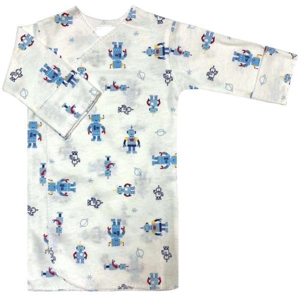 商品発送元：Malliah 【マリア】キッズ・ベビー・マタニティ、ベビー、洋品洋服・帽子・水着・雨具、TシャツNICUでもとっても便利な長袖長肌着♪　1400ｇ〜のサイズには袖がミトン風になっており、くるりっと折り返せばミトンいらずです☆　...