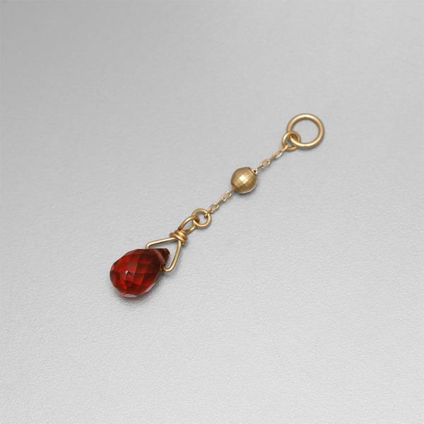 商品発送元：ジュエリー専門店マルヴェセア【公式ストア】簡易包装(ポスト投函)/ポーチのみジュエリー・アクセサリー、ジュエリー・アクセサリー≫ハピネスチャームコレクションはこちら品番a0616gach素材K18イエローゴールド宝石天然ガーネッ...